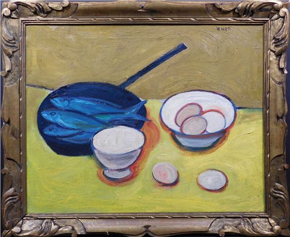 William Scott | Frying Pan Still Life (1947) | MutualArt