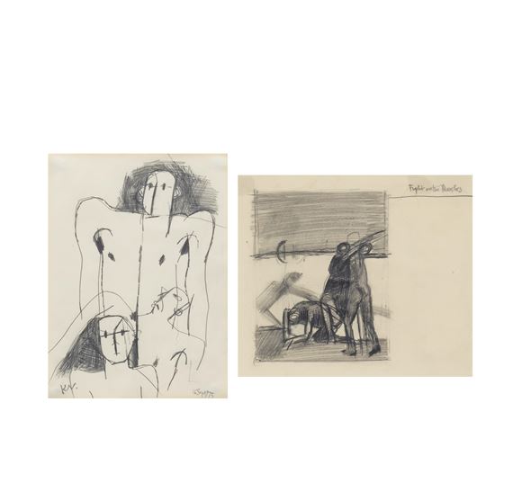 Keith Vaughan | Study of houses | MutualArt