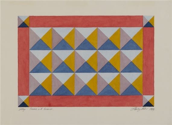 Stanley Palmer | Flag - Crosses & Corners (1984) | MutualArt
