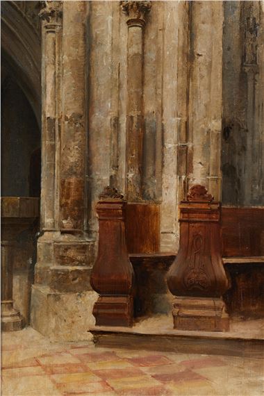 Carl Probst | Das Innere des Stephansdoms | MutualArt