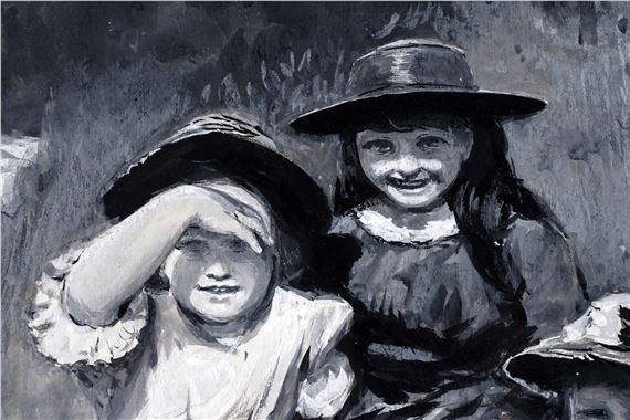 Robert Jobling | Robert Jobling - Sisters in Wildflowers, near ...