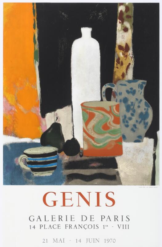 Rene Genis | Exhibition poster from Galerie Paris | MutualArt