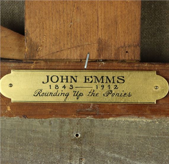 John Emms | Rounding Up Ponies | MutualArt
