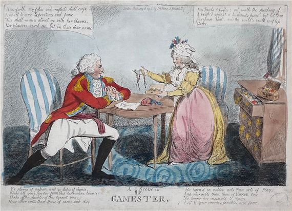 Isaac Cruikshank | A Scene in the Gamester (Circa 1792) | MutualArt