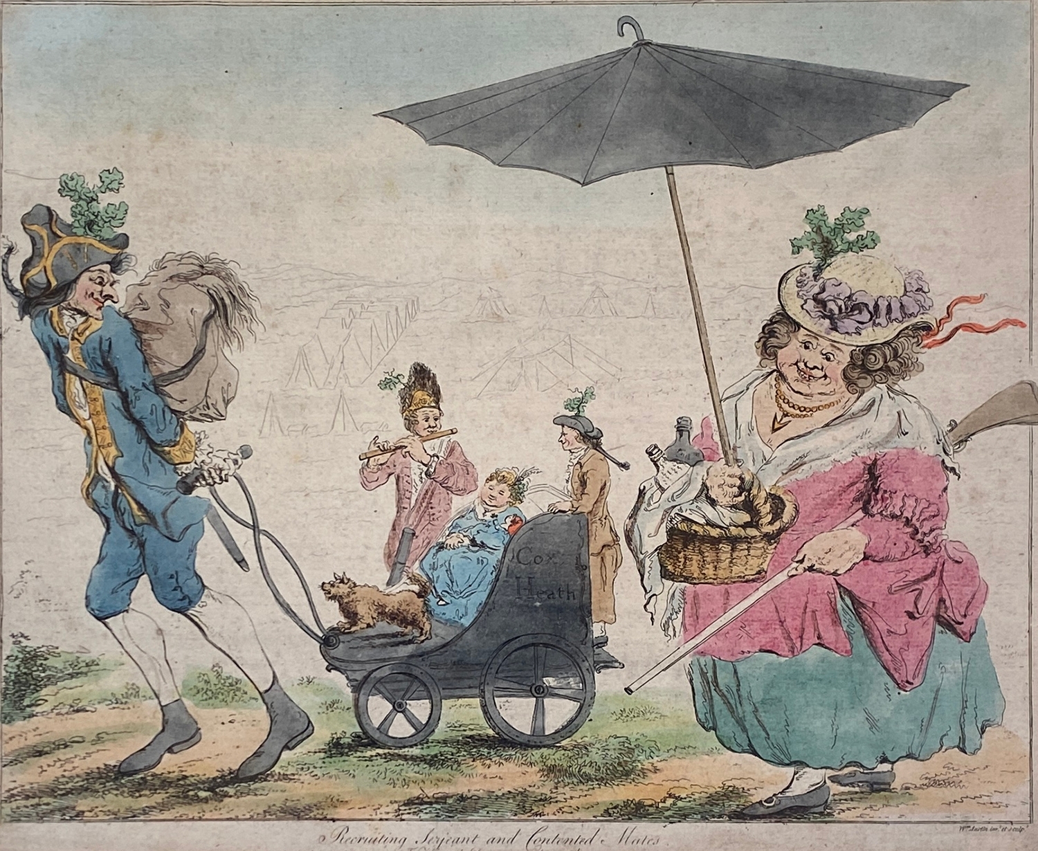 William Austin | Recruiting Sergeant and Contented Mates (Circa 1780 ...