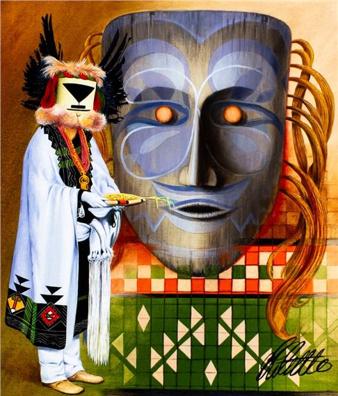 Ed Little | Pre-Columbian Design (1989) | MutualArt