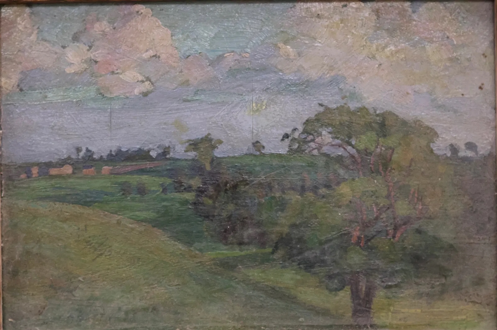John William Beatty | A hilly landscape | MutualArt