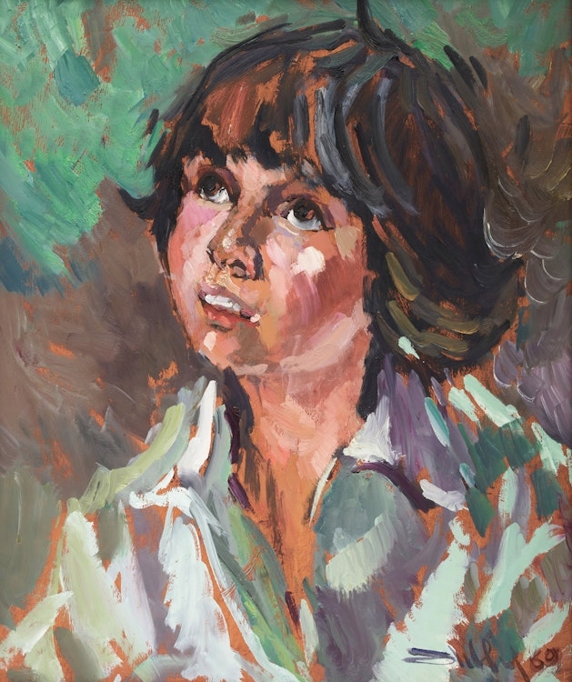 Arthur Shilling | Untitled, Head Study of a Child (1969) | MutualArt