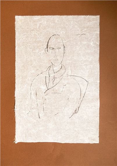 Amedeo Modigliani | Portrait d'homme (1917) | MutualArt
