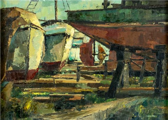 Joseph Casalane | Wilmington Boatyard (1965) | MutualArt