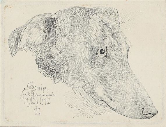 Johan Thomas Lundbye | Snip (1842) | MutualArt