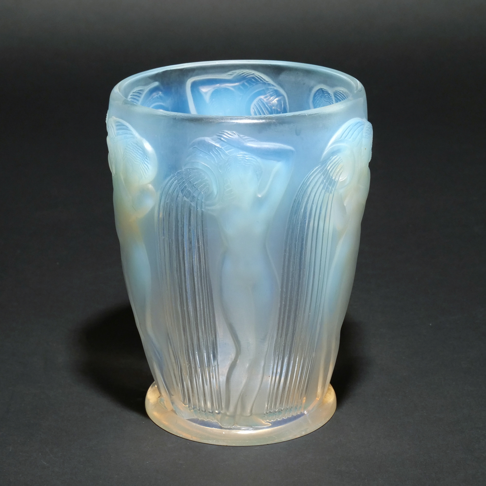 René Lalique | RENE LALIQUE OPALESCENT BACCHANTES VASE (Early 20th ...