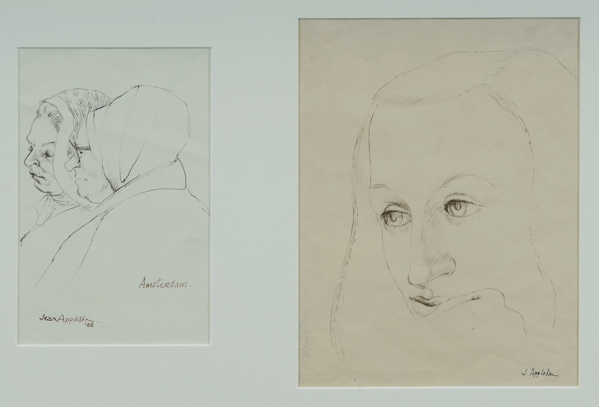 Jean Appleton | Amsterdam Women and Young Woman (1968) | MutualArt