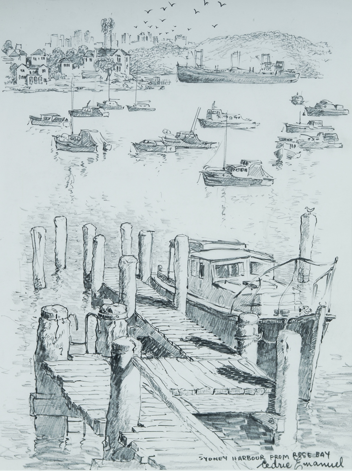 Cedric Emanuel | Sydney Harbour from Rose Bay | MutualArt