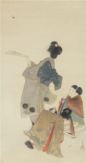 Shoen Uemura | The tale of the feather (1912) | MutualArt