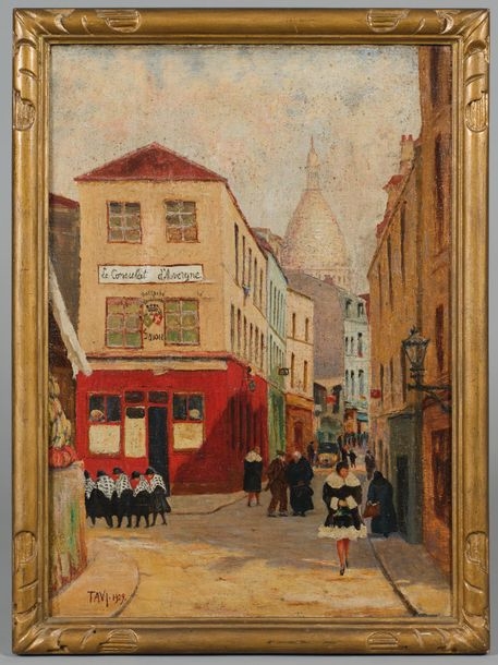 Paul Tavi | View of Montmartre (1929) | MutualArt