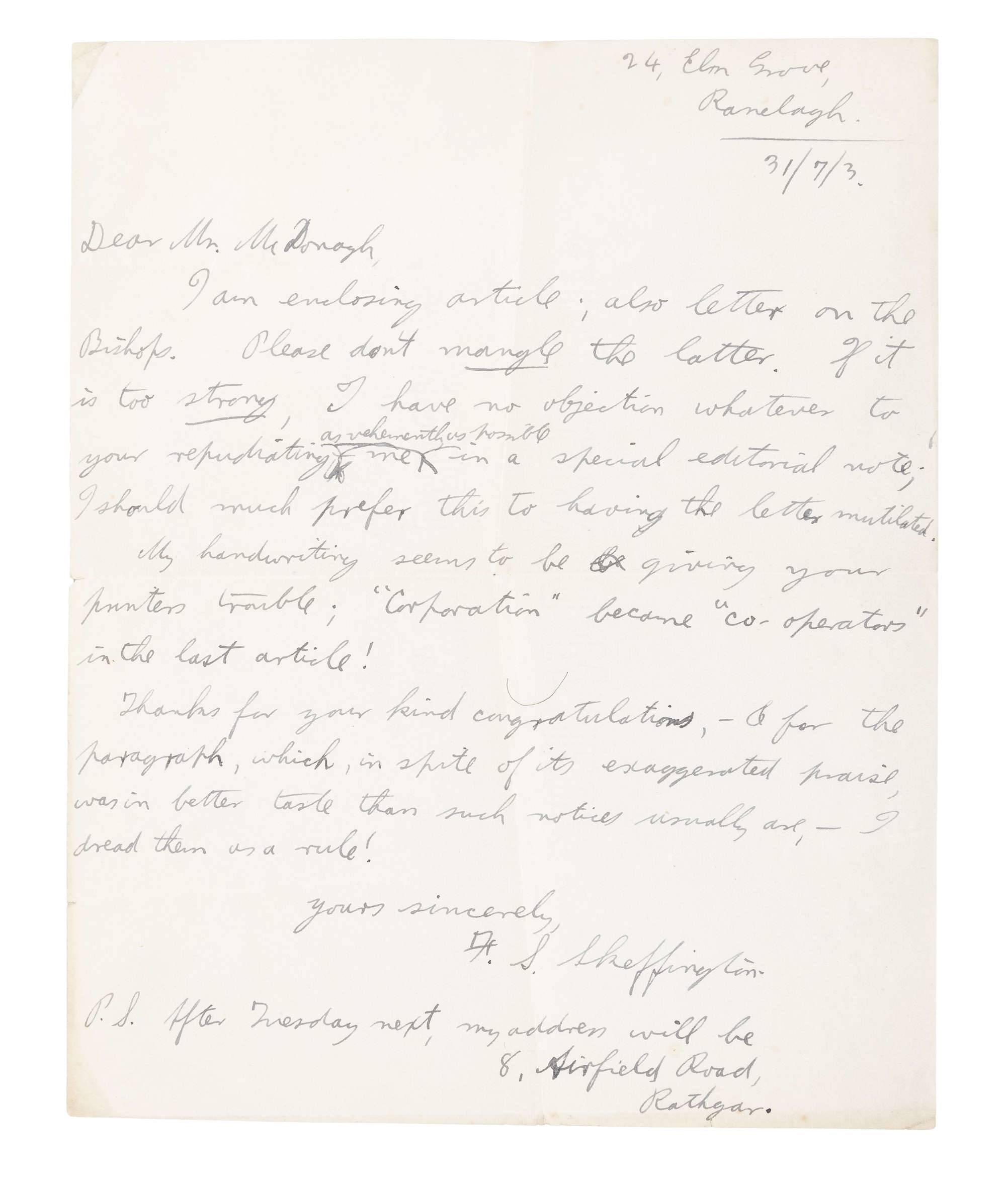 Francis Sheehy Skeffington | Francis Sheehy-Skeffington | MutualArt
