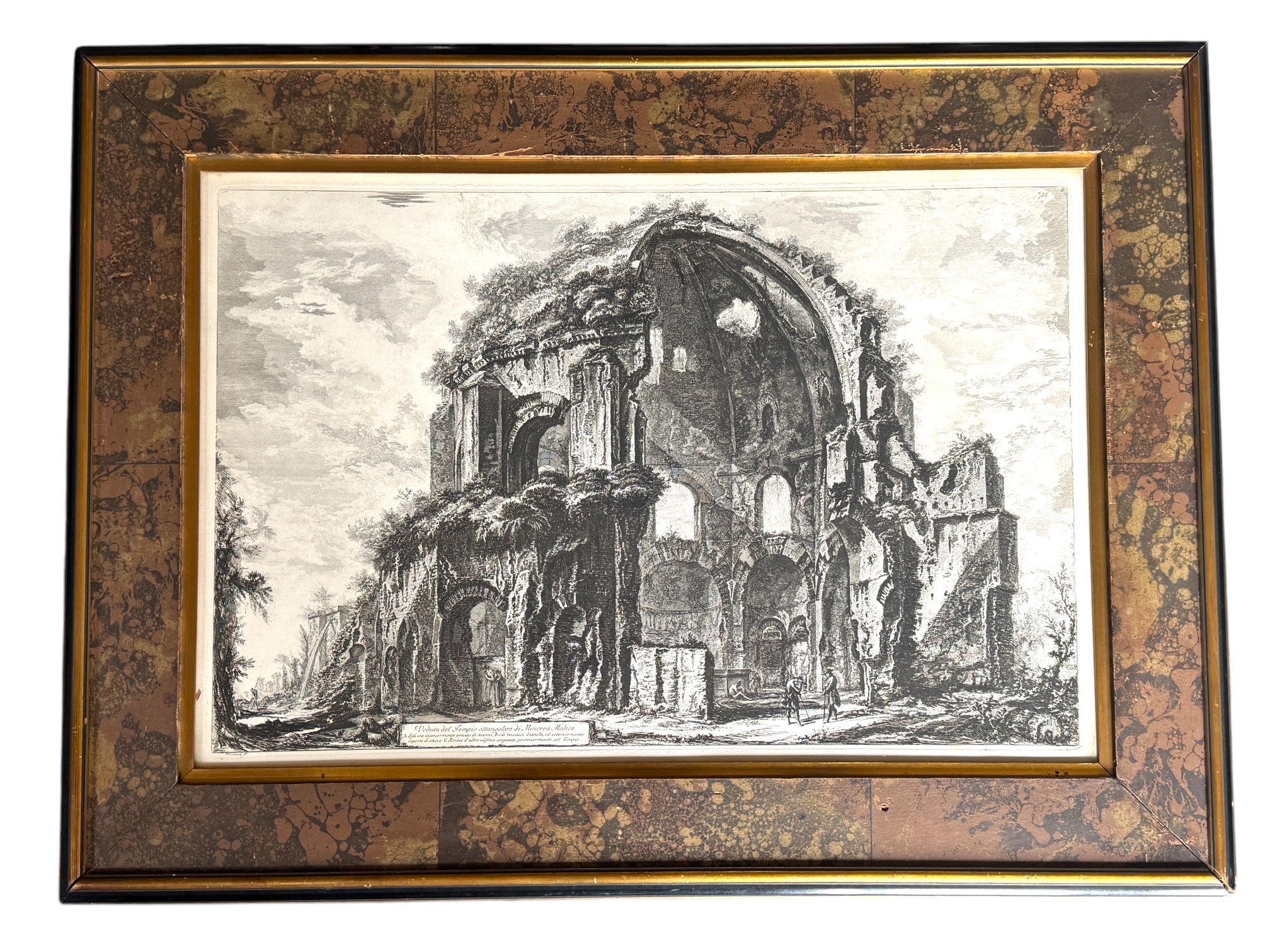Giovanni Battista Piranesi | Veduta del Tempio ottangolare di Minerva ...