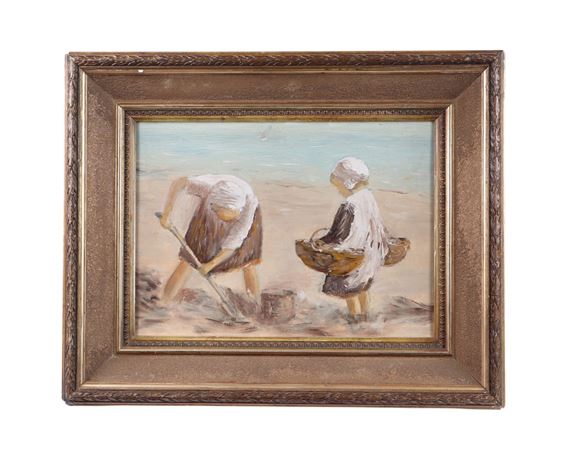 Jack Hogan | Children Gathering Mussels | MutualArt