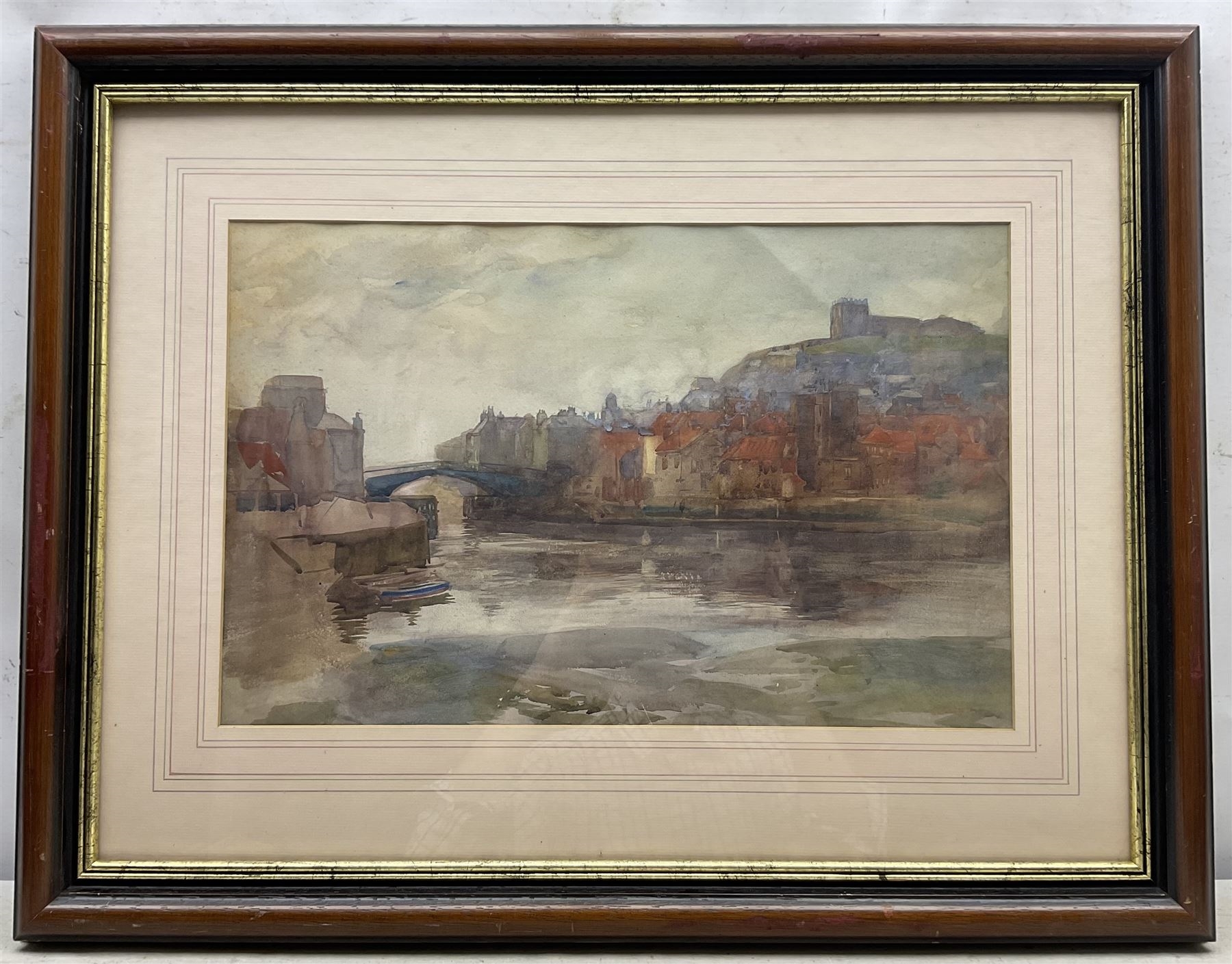 Joseph John Richard Bagshawe | Whitby Harbour and the Swing Bridge ...