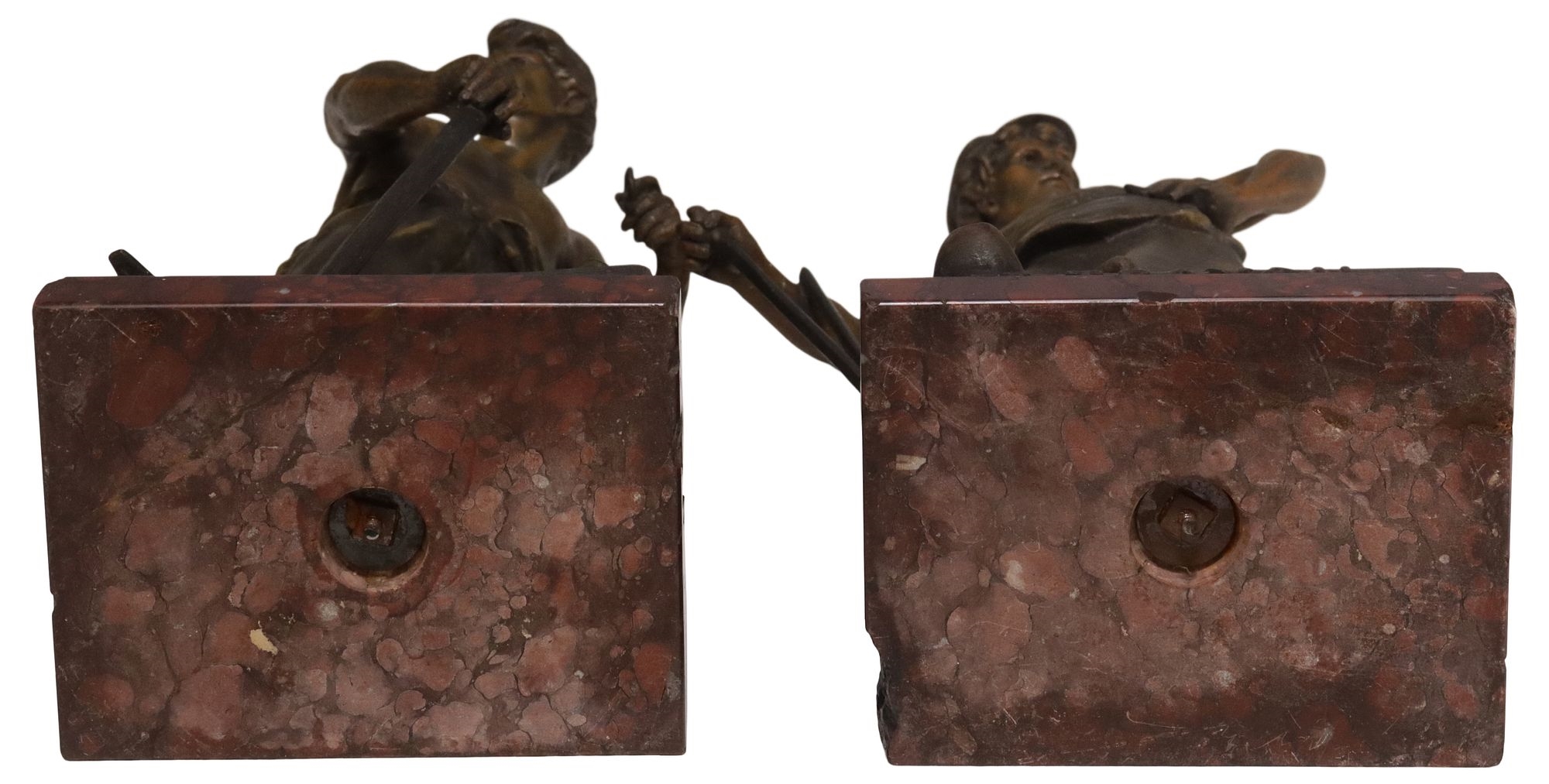 Emile-Louis Picault | SPELTER FIGURES MINER & BLACKSMITH | MutualArt
