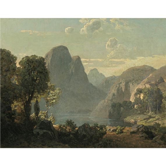 Albert August Zimmermann | View of Lake Como (1808 - 1888) | MutualArt