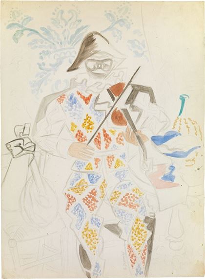 Gino Severini | Portrait of Paul Fort (1913 - 1914) | MutualArt