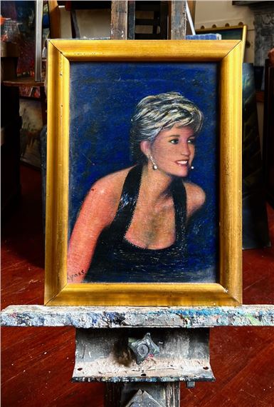 Edward Lyons | EDWARD LYONS, OIL ON BOARD, THE LATE PRINCESS OF WALES ...