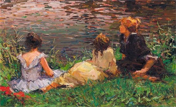 Adriaan Hendrik Boshoff | Mother and Children | MutualArt