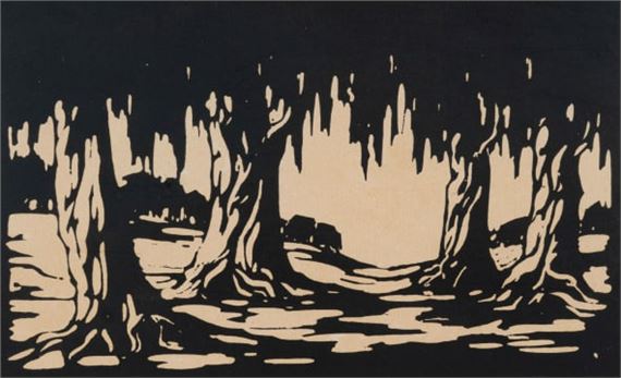 Jacob Hendrik Pierneef | Wilgerboom, Fonteine, Pretoria (Willow Tree ...