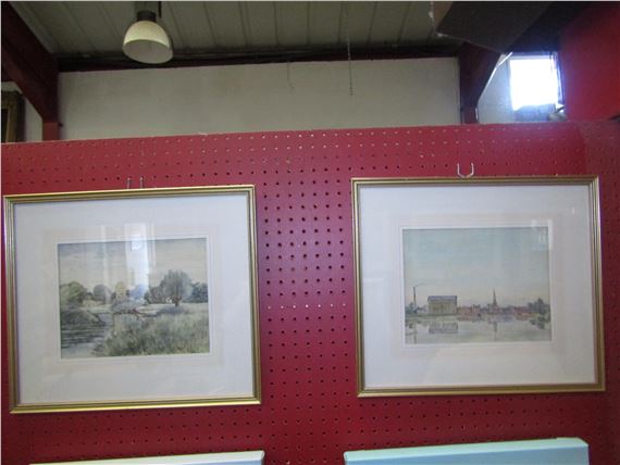 Alfred Ernest Baxter | : A pair of watercolours | MutualArt