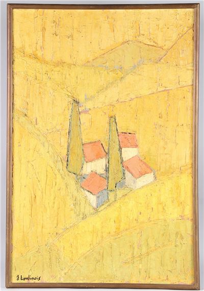 Jacqueline Lardinois | Landscape with buildings | MutualArt