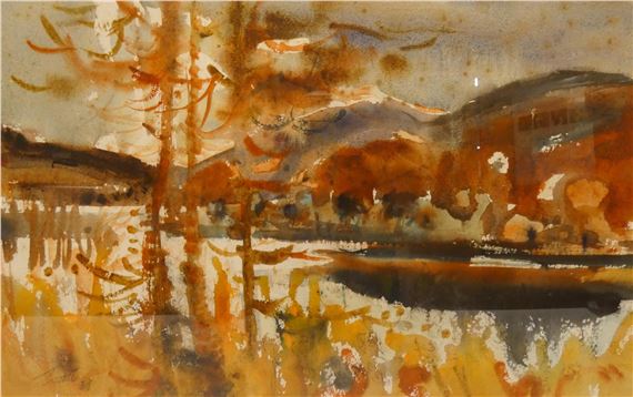 Archie Sutter Watt | The Lotus Loch (1987) | MutualArt