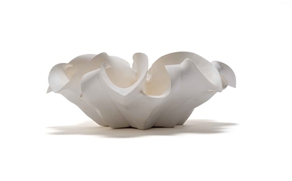 Astrid Dahl | Curling petal capsule vessel (2009) | MutualArt