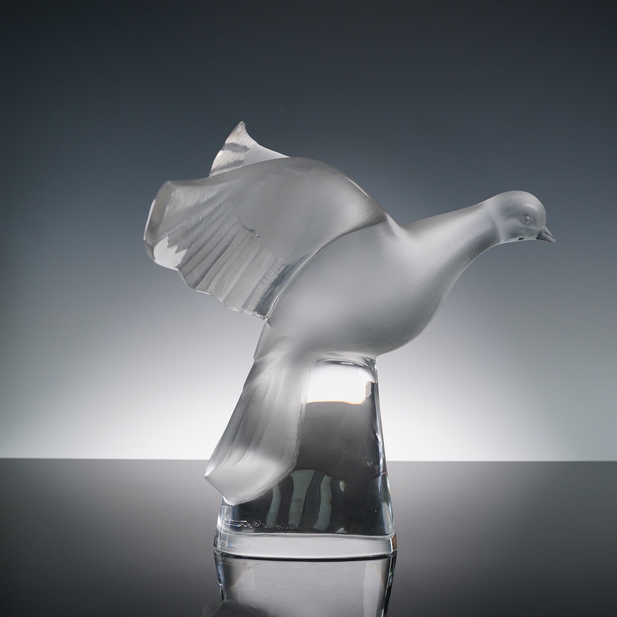 René Lalique | Lalique Crystal Sculpture, Colombe Clita Dove (20th ...