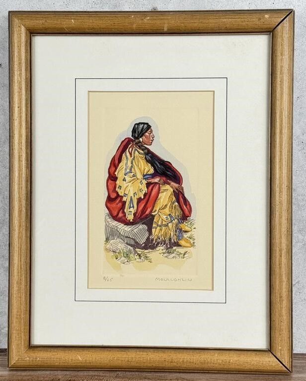 Nancy McLaughlin | Nancy McLaughlin Montana Etching | MutualArt