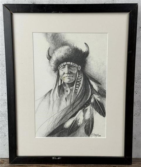 David Craig | Portrait of Wisdom Drawing | MutualArt