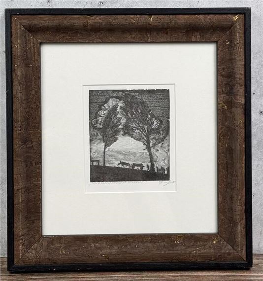 Gennady Klyushin | Gennady Klyushin Russian Woodblock Print | MutualArt