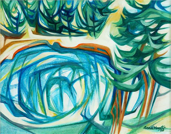Anna Vorster | POND AMIDST TREES (88) | MutualArt