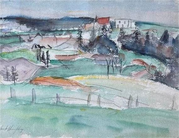 Jack Weldon Humphrey | Hillside Country Scene | MutualArt