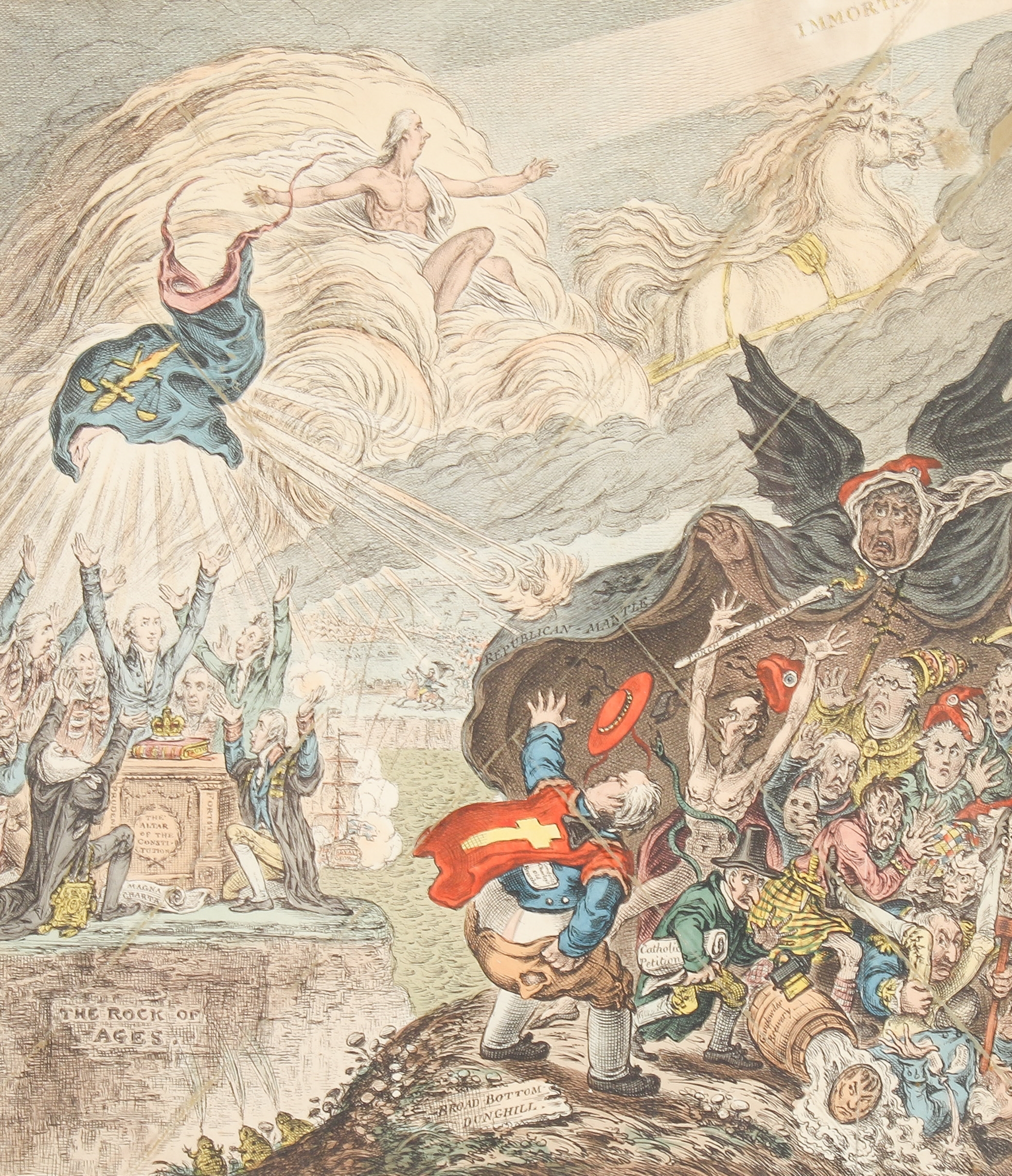 James Gillray | Disciples Catching The Mantle (25) | MutualArt