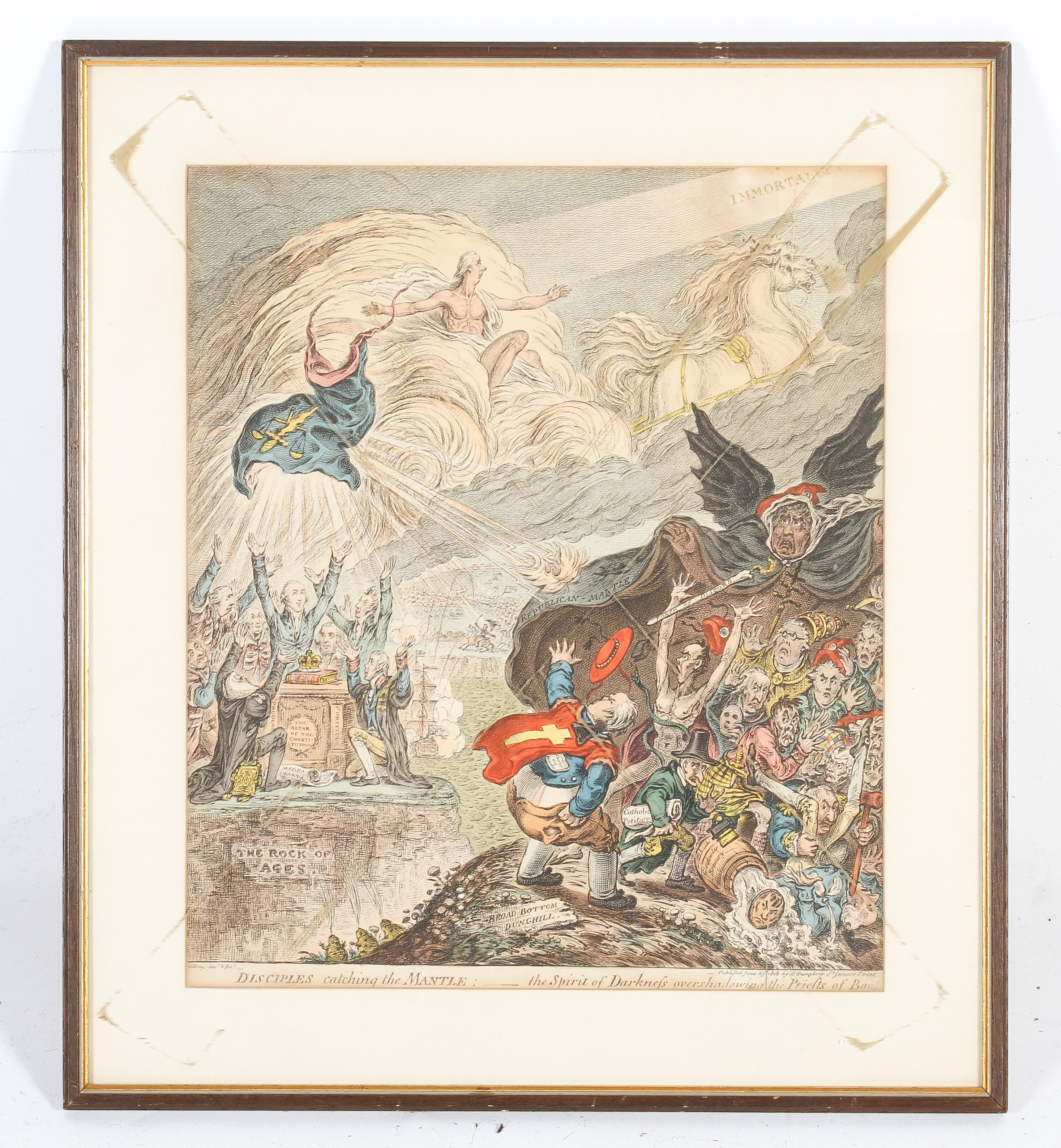 James Gillray | Disciples Catching The Mantle (25) | MutualArt