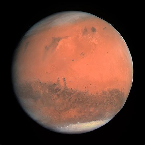 NASA | True color image of Mars taken by the OSIRIS instrument aboard ...