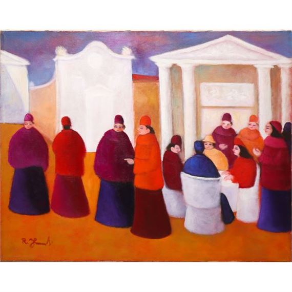 Raffaele Frumenti | Convivial gathering | MutualArt