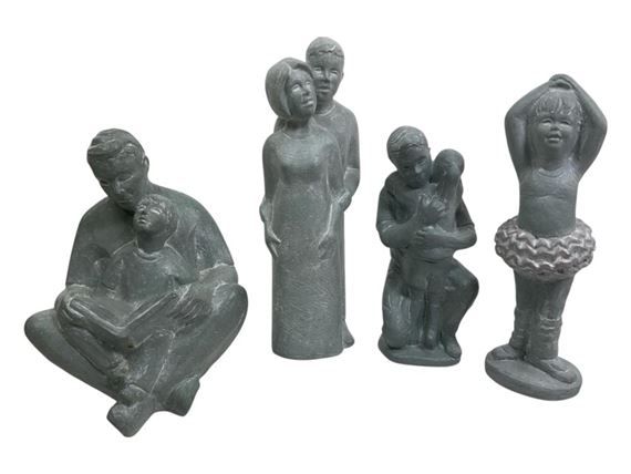 Isabel Bloom | Isabel Bloom Pottery Figural Sculptures (1999) | MutualArt