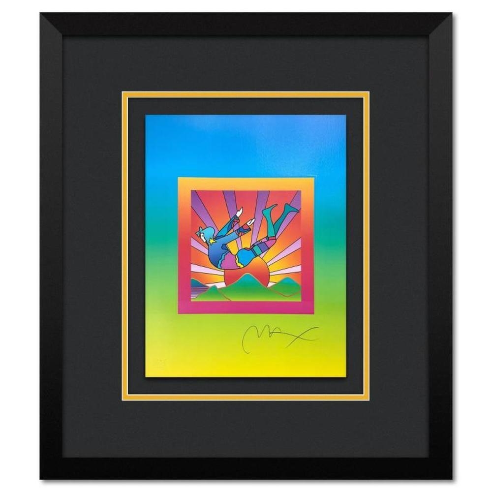 Peter Max | Cosmic Flyer With Sun on Blends Ver II | MutualArt
