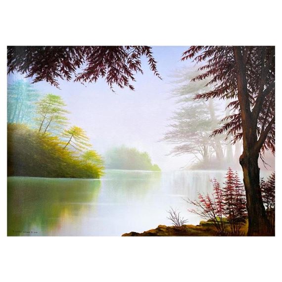 Richard Leung | Misty Lake | MutualArt