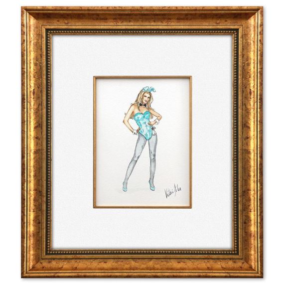 Victoria Fuller | Turquoise Club Bunny | MutualArt