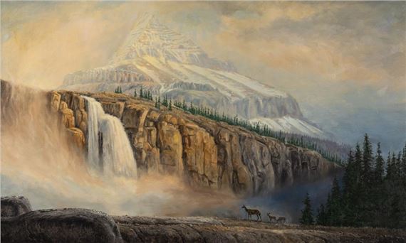 Jack Lee McLean | Emperor Falls Near Mount Robson | MutualArt