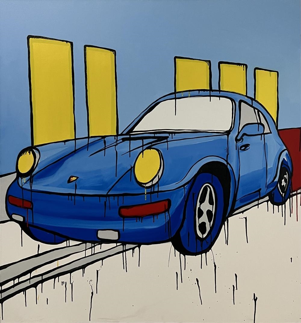 Jasper Knight | 911 with Yellow Windows | MutualArt